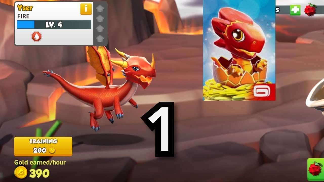 Dragon Mania Legends : Gameplay Walkthrough partea 1 - Fire Dragon (iOS ...