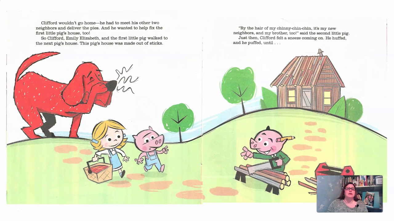 The Three Little Pigs and the Big Red Dog - A Clifford Fairy Tail - YouTube