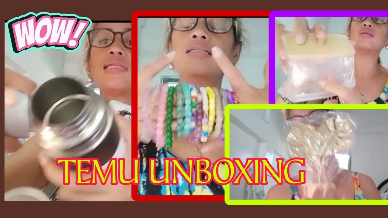 TEMU UNBOXING 4 PCS ITEMS ONLY 332.00 - YouTube