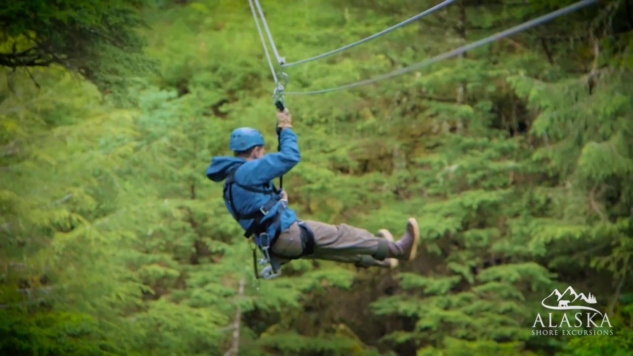 Ultimate Canopy & Zipline Expedition - Juneau, Alaska - YouTube