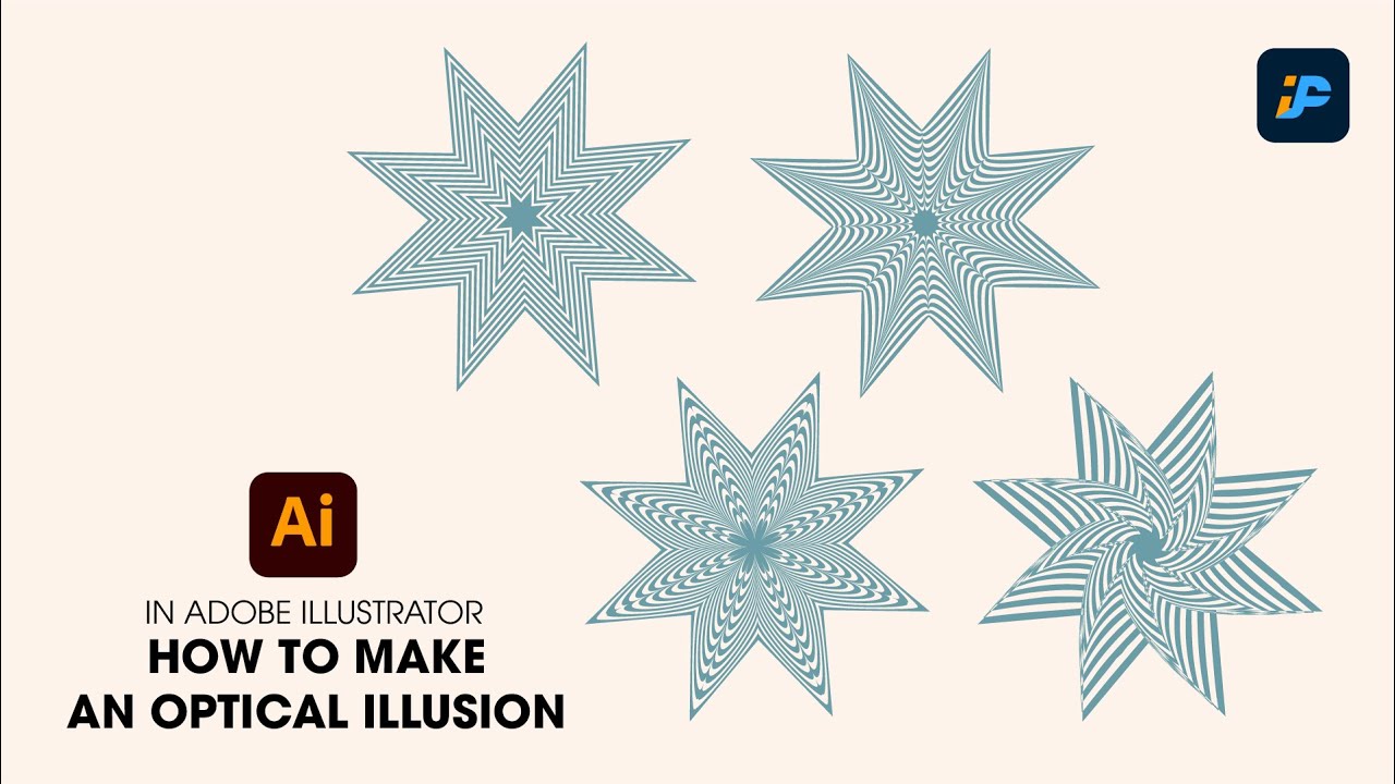 How to make an optical illusion effect template in Adobe Illustrator ...