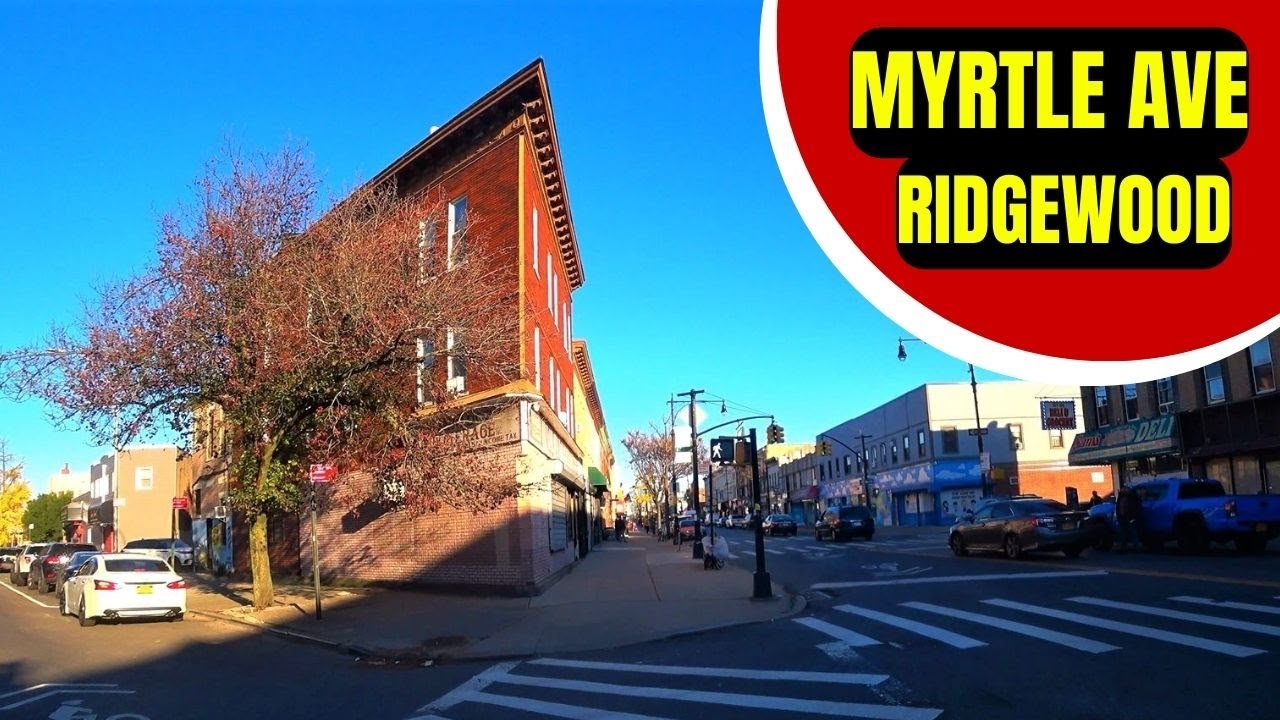 WALKING IN NYC - MYRTLE AVE RIDGEWOOD QUEENS - YouTube