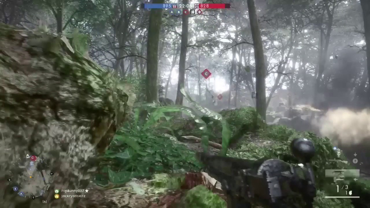 Soldier sets enemy on fire with his own tripwire. (BF1) - YouTube