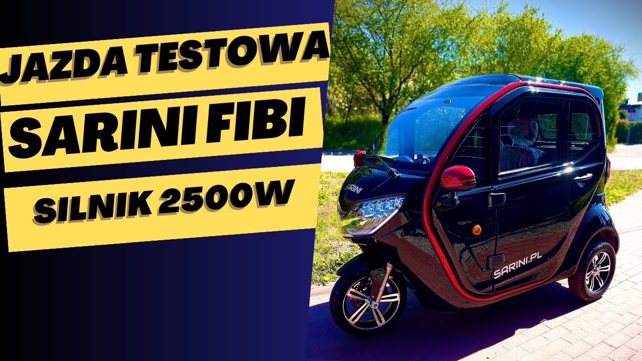 Premiera: Sarini Fibi - skuter bez prawo jazdy z mocnym silnikiem 2500W - nowość! #salon2kolka ...