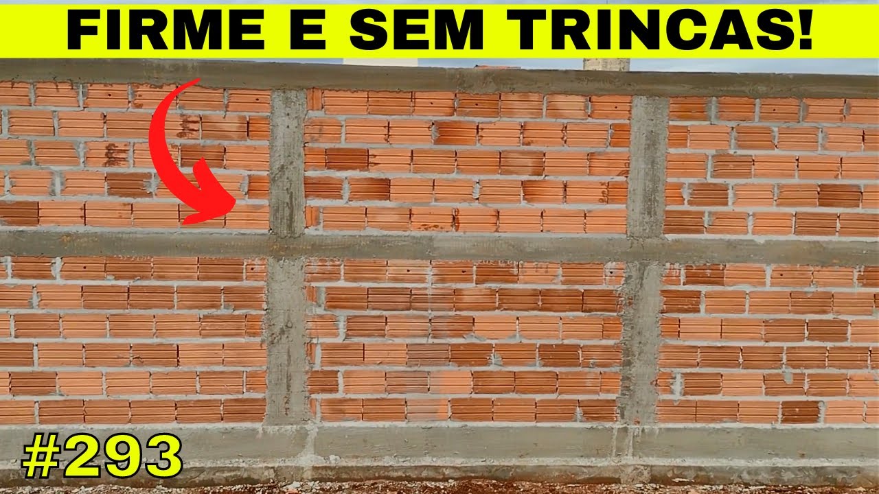 #293- Como fazer um muro bem reforçado! - YouTube