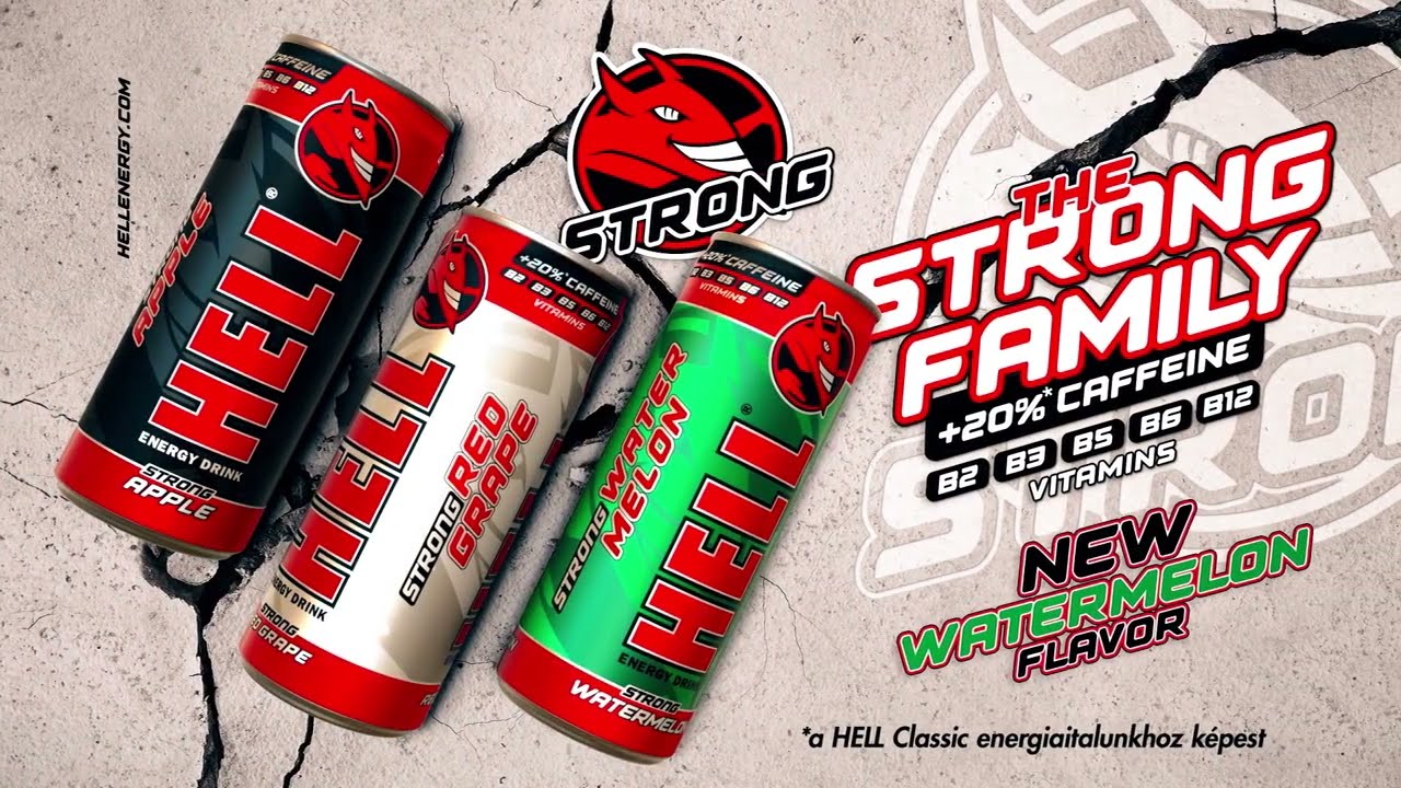 HELL ENERGY Strong Watermelon - YouTube