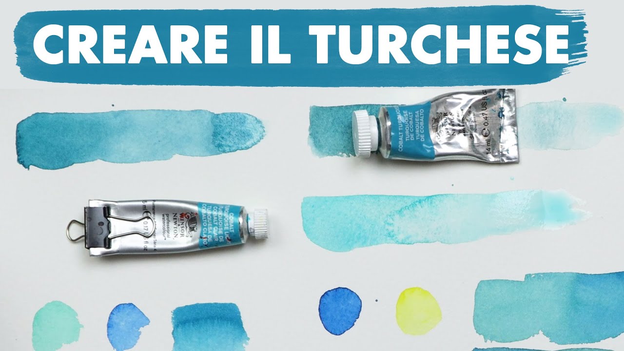 Come creare i turchesi 🎨 Teoria del colore - YouTube