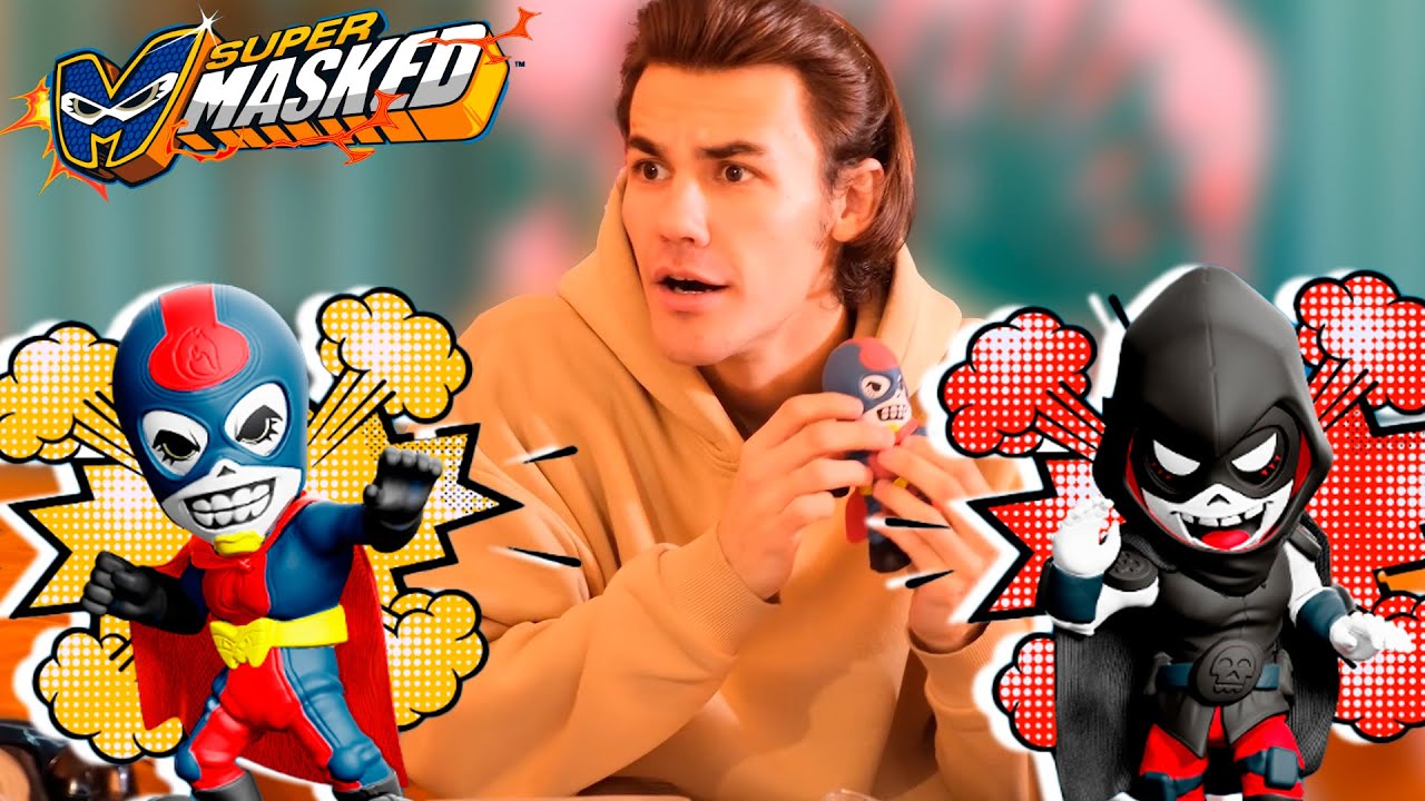 РАСПАКОВКА SUPERMASKED НА ПАПА РОБ ШОУ! БИТВА НА АРЕНЕ - МАКСАЙТ И СУПЕРГЕРОИ ПРОТИВ ...