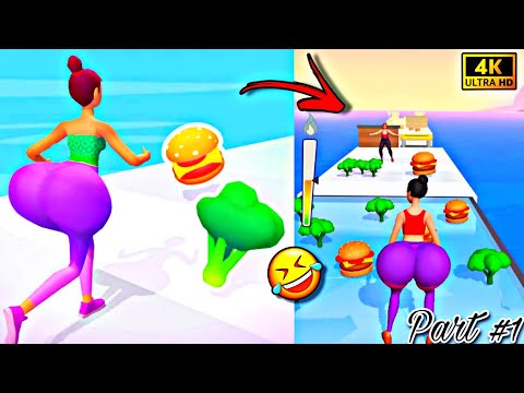 Twerk Run 3d Gameplay 😂🤭 Best Run Funny Game for Android Mobile in 2024  || WARRIOR GAMIFY 🔥