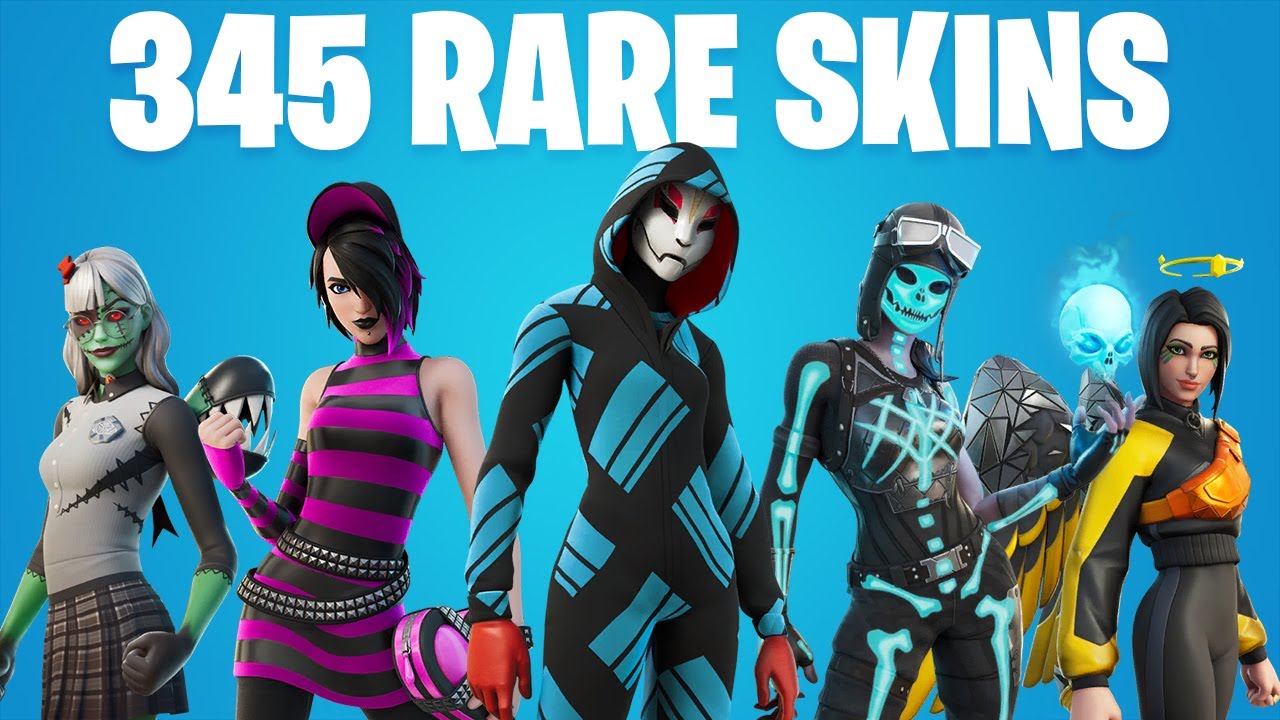 Fortnite ALL RARE SKINS (All 18 Seasons) - YouTube