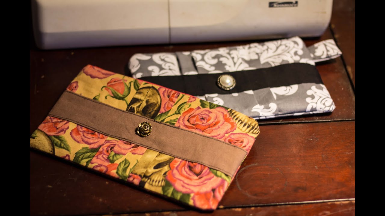 Pleated Clutch Tutorial (Twisted Sewing) - YouTube