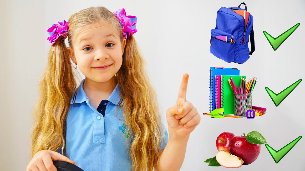 Diana y Roma muestran las reglas de la escuela | Nueva historia de regreso a la escuela - YouTube