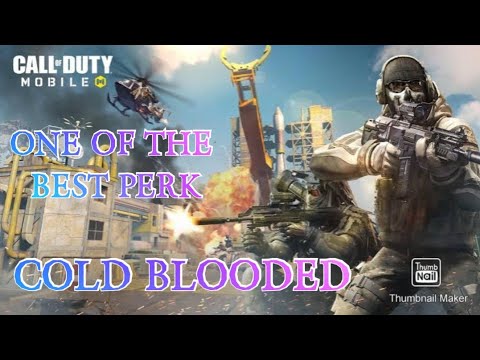 ONE OF THE BEST PERK | COLD BLOODED | CODM | - YouTube