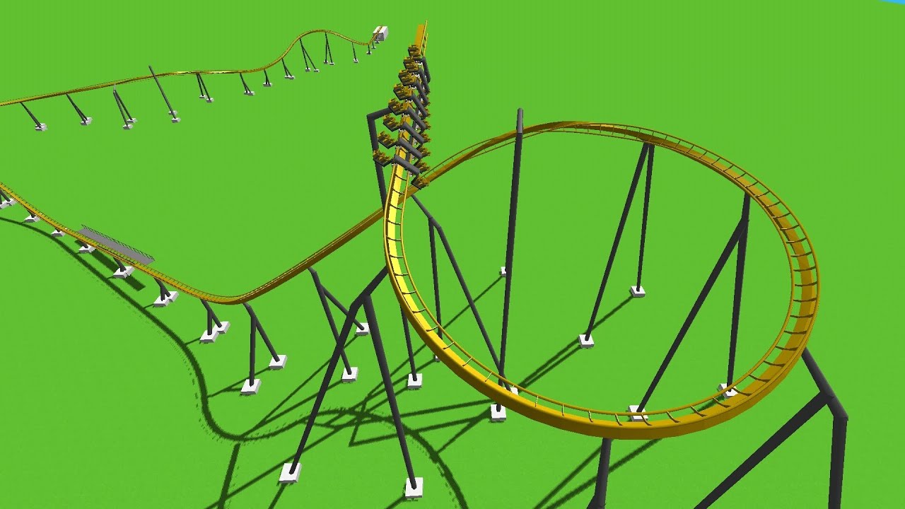 B&M Shuttle Wing concept | Ultimate Coaster 2 - YouTube