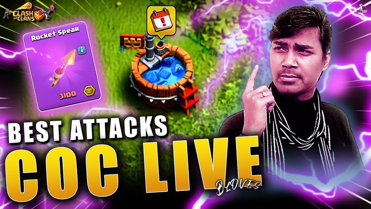 COC Live Spotlight Events attacks | clash of clans live stream Base ...
