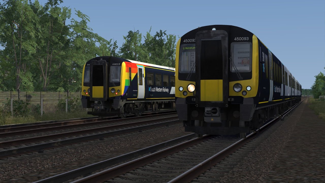 Brockenhurst to Lymington Pier | AP Class 450 SWR | Train Sim Classic ...