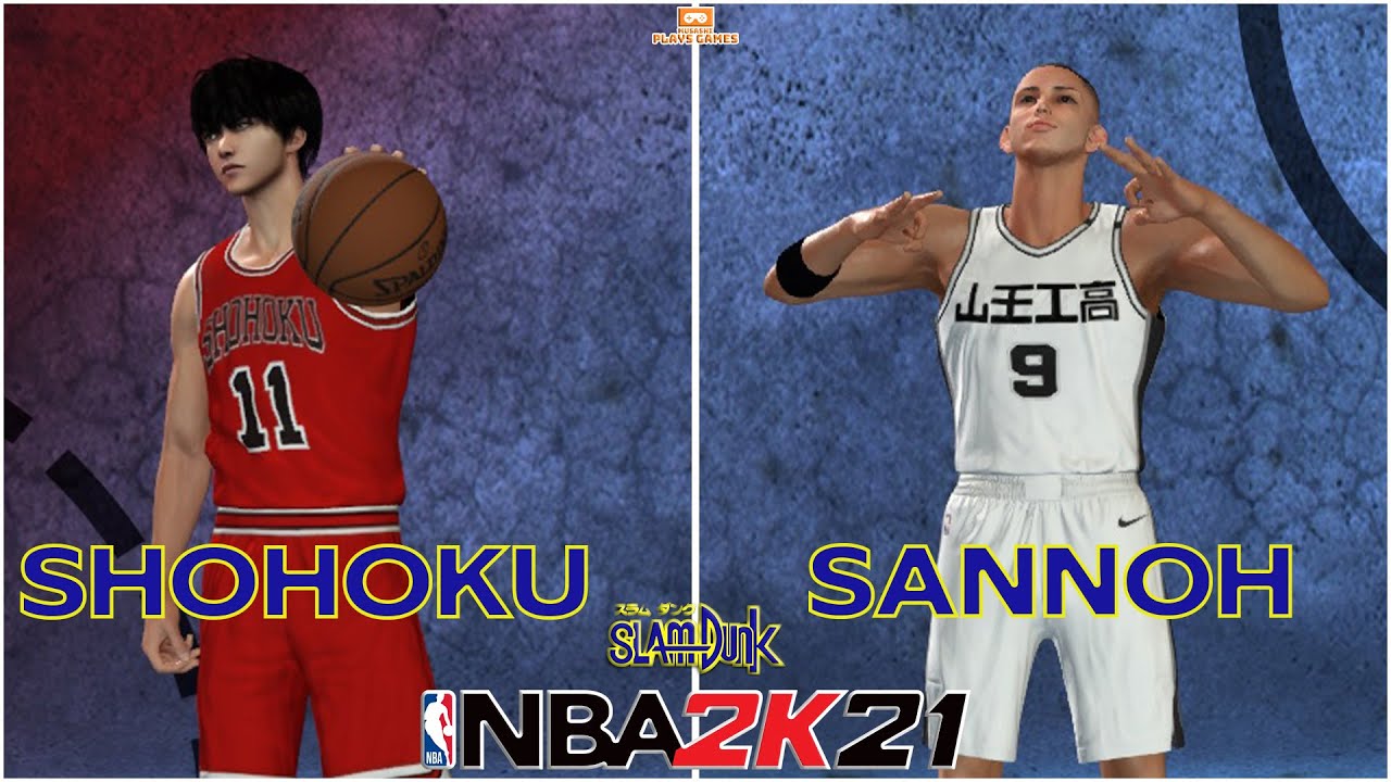 NBA 2K21 Slam Dunk MOD - Shohoku vs Sannoh Championship Game - YouTube