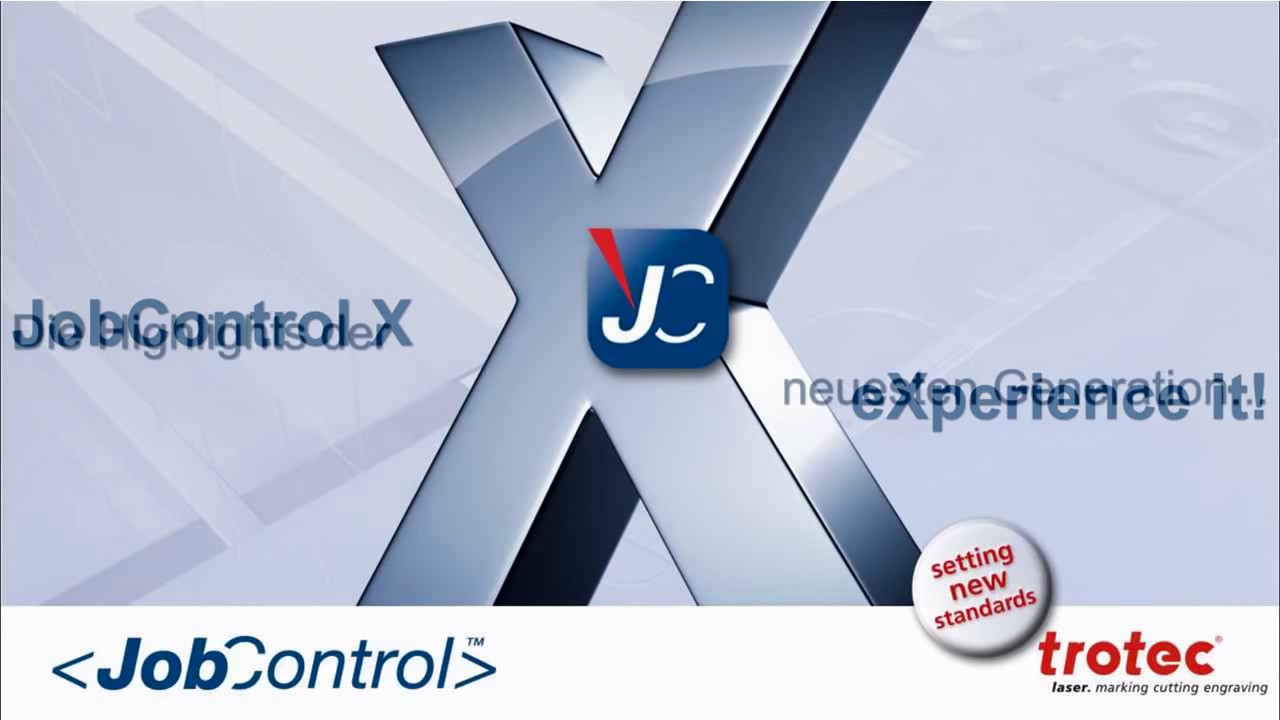 Die neue Trotec JobControl X Lasersoftware zum Lasergravieren und ...