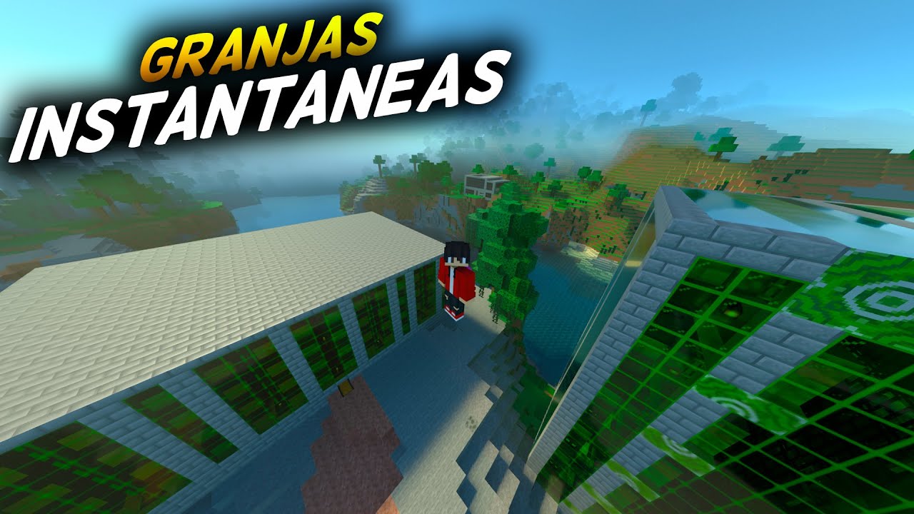 COMO HACER GRANJAS TECNICAS EN MINECRAFT // INSTA FARM´S ADDON ...