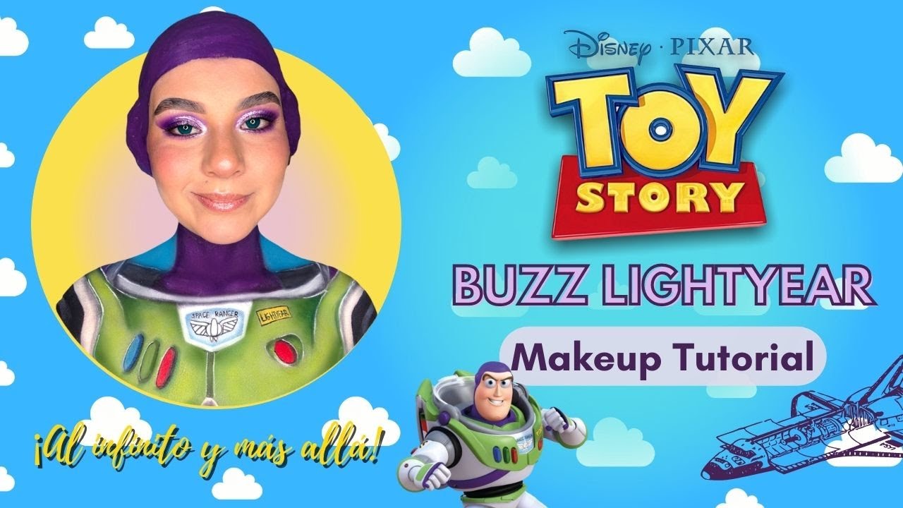 Buzz Lightyear (Toy Story) Makeup Tutorial - SofiMake - YouTube
