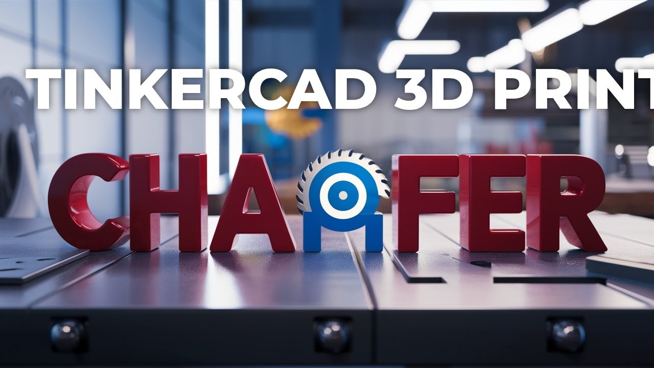 Tinkercad Tutorial: Chamfer Your Letters Like a Pro! - YouTube