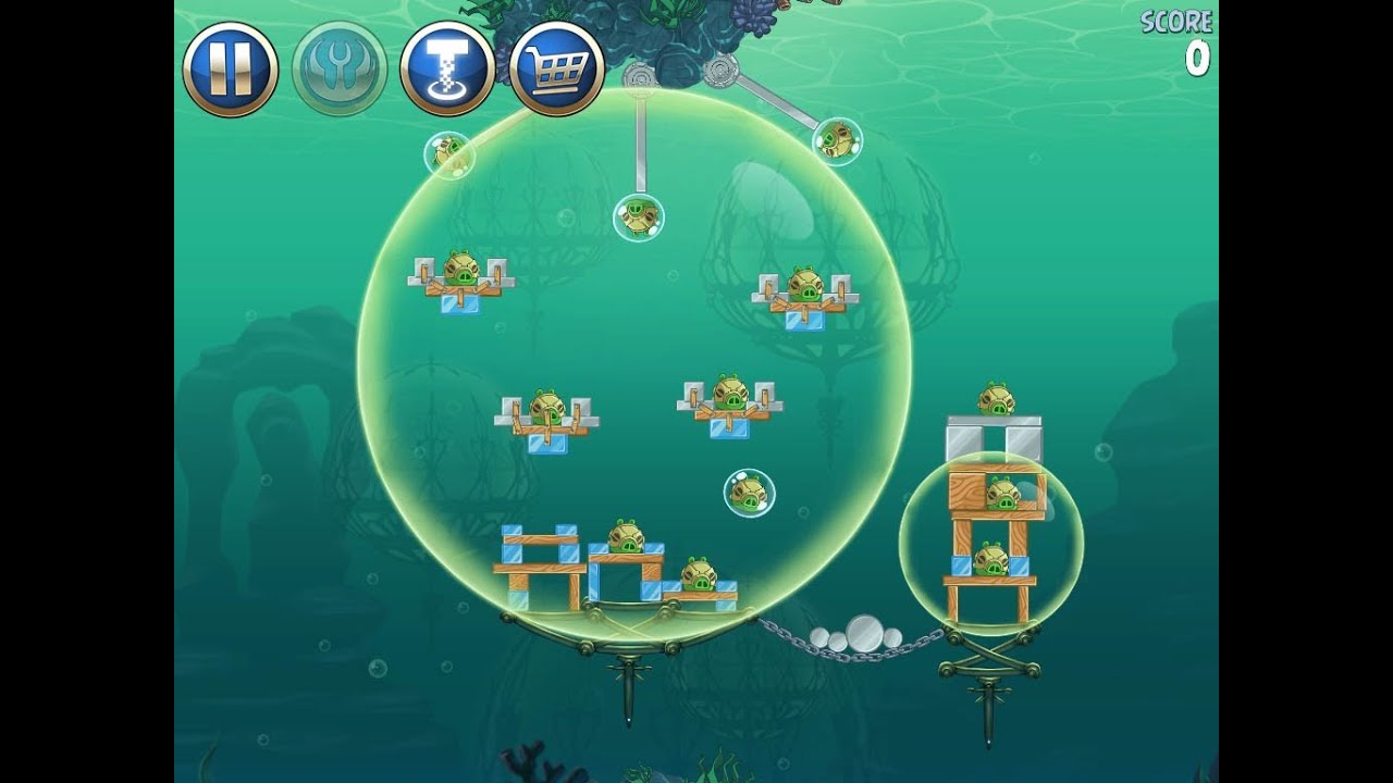 Angry Birds Star Wars 2 Level BR-12 R2-D2 Reward Chapter 3 star ...