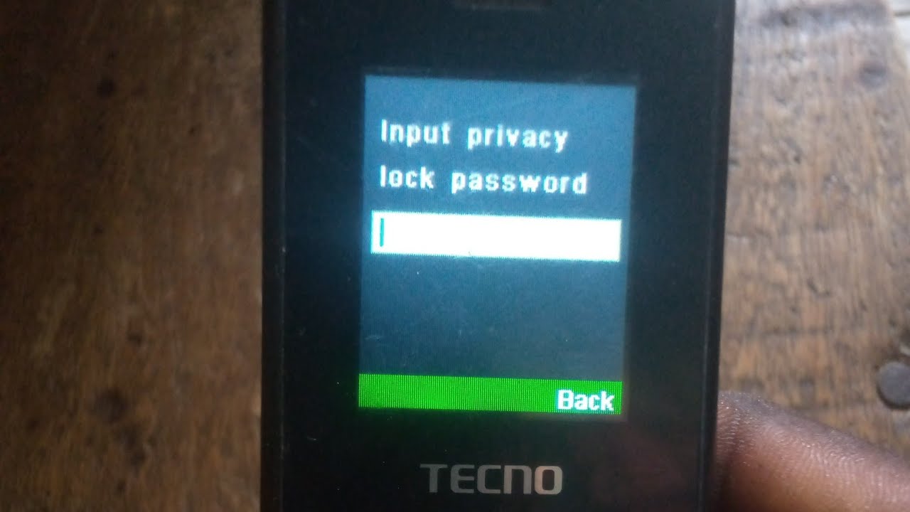 All button phone private lock solution - YouTube