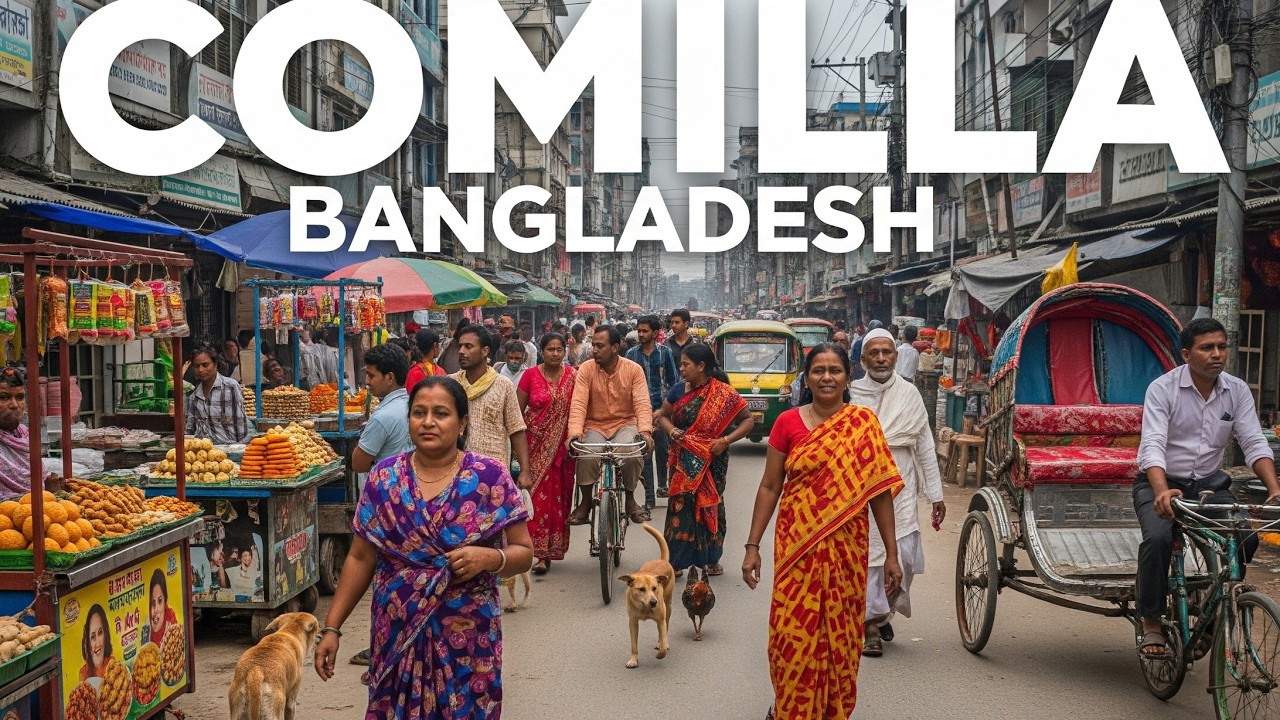 Street Life in Comilla Bangladesh: Raw, Real, and Unfiltered in 4K - YouTube