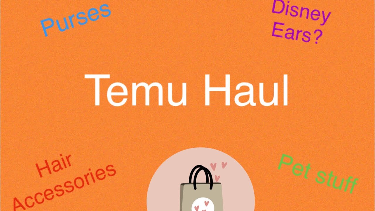 Temu Haul (Disney Ears, Hair stuff, and more) - YouTube