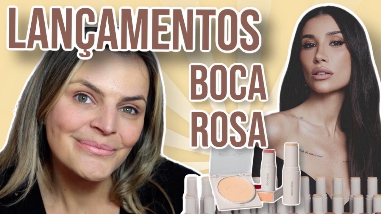 TESTANDO OS NOVOS STICKS E PÓS DA BOCA ROSA - YouTube