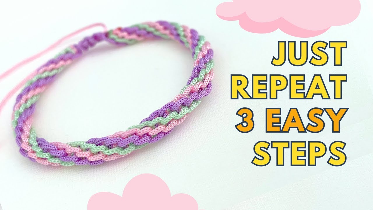 Step-by-Step Tutorial to Crafting a 3-Color Spiral Bracelet | DIY ...