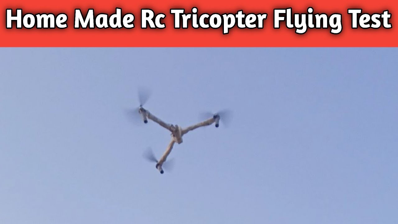 Home Made Rc Tricopter Flying Test - YouTube
