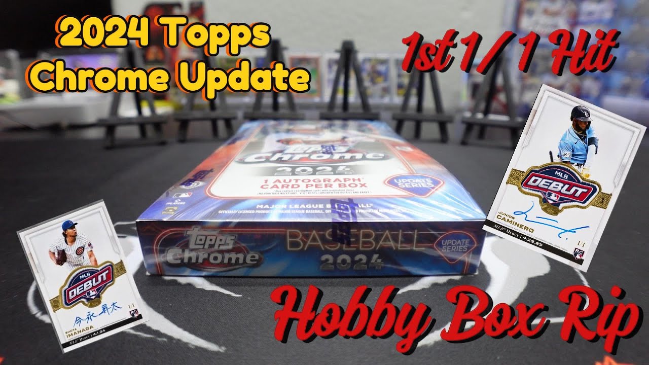🚨2024 Topps Chrome Update Hobby box🚨 - YouTube