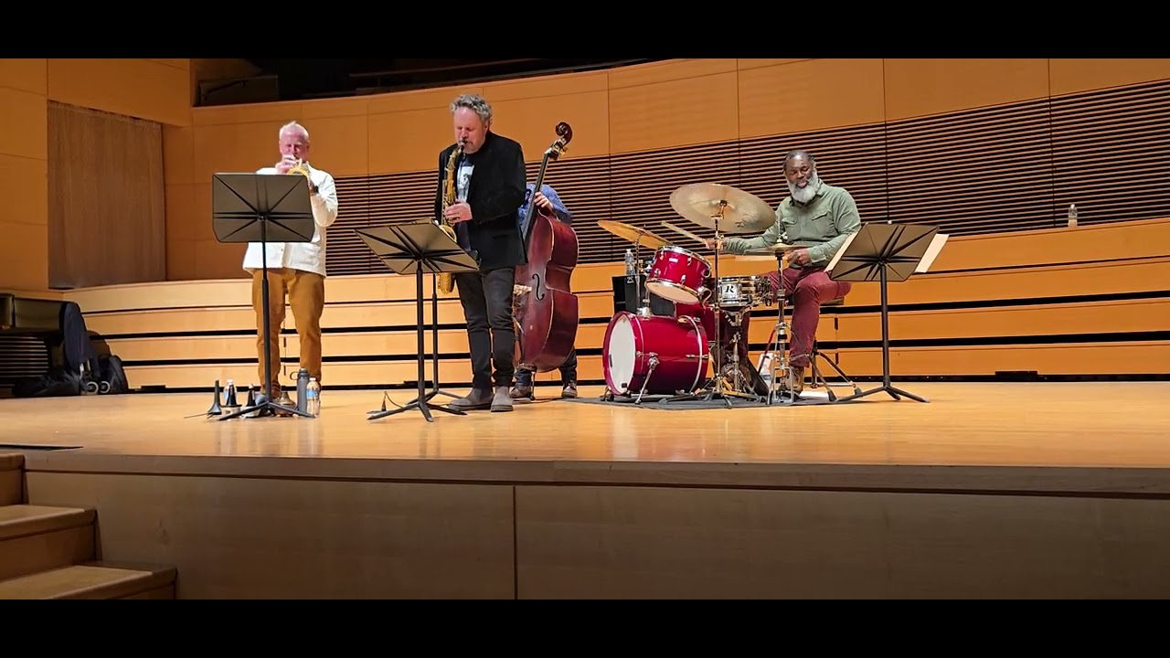 Dana Hall (Drums) Jason Rigby (Tenor sax)Russ Johnson(Trumpet) Clark ...