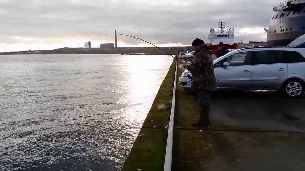 Charlie's ling Peterhead south breakwater - YouTube