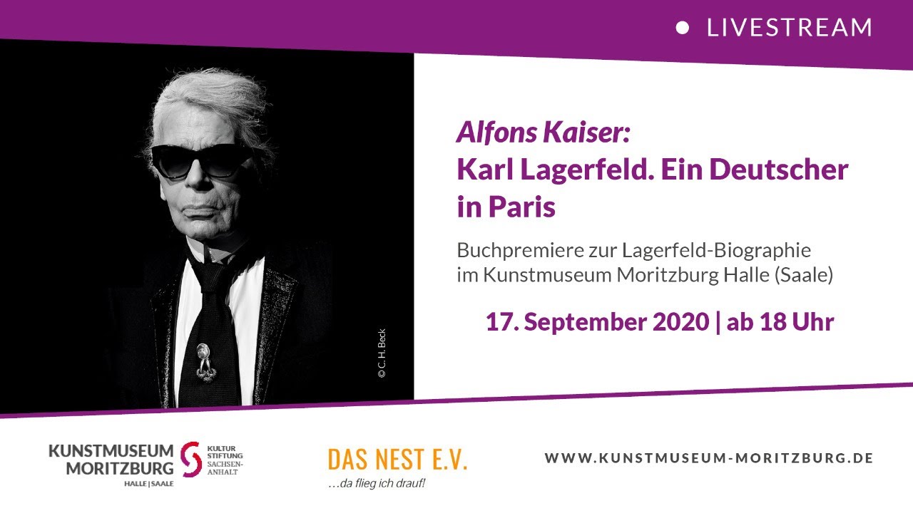 Buchpremiere – Alfons Kaiser: Karl Lagerfeld. Ein Deutscher in Paris ...