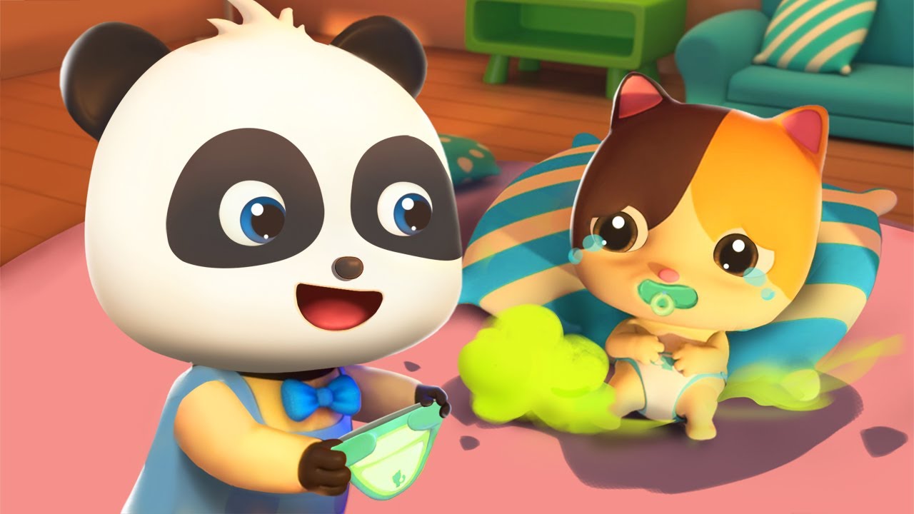 Baby Care Song | Nursery Rhymes & Kids Song - Baby Panda - YouTube