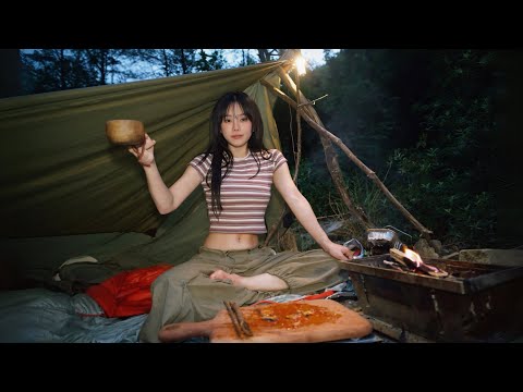 Çadırsız Bir Vadide Tek Başına Hayatta Kalmak 🏕️ Bushcraft Kampı