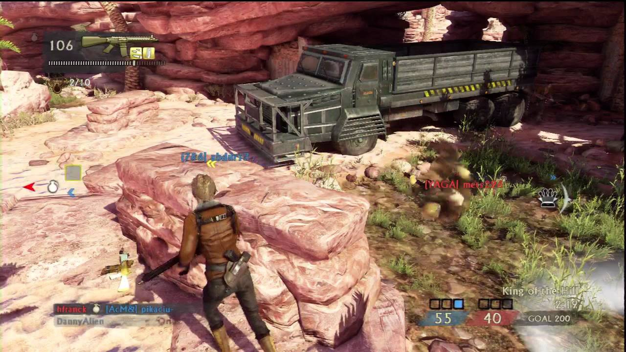 Uncharted 3 Multiplayer - Oasis, pink map (TO) - YouTube
