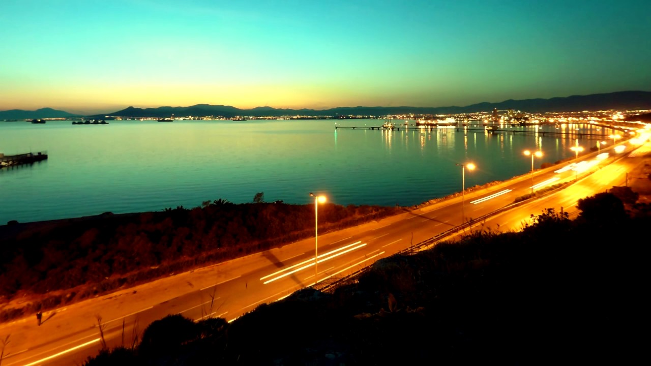 TIME LAPSE - ELEUSIS GULF (ELEFSINA ATTICA GREECE) - YouTube