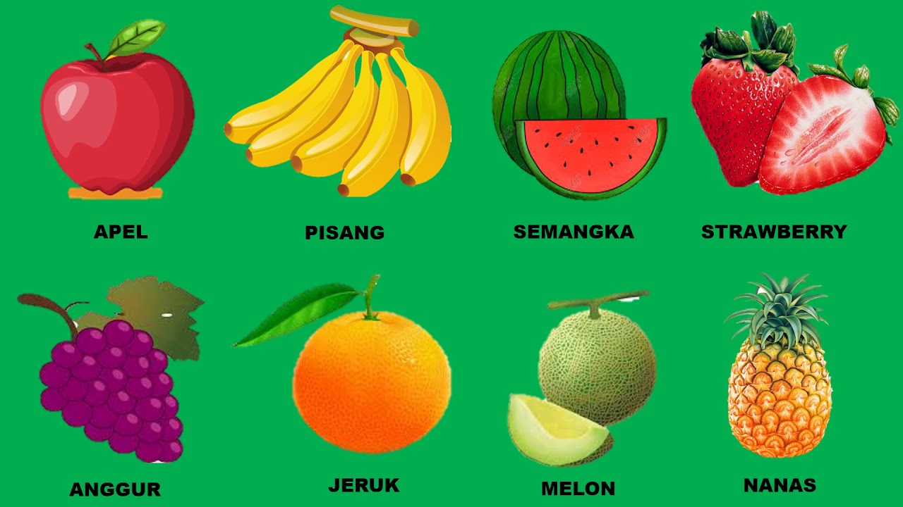 Media pembelajaran menggunakan powerpoint tema tumbuhan buah subtema ...