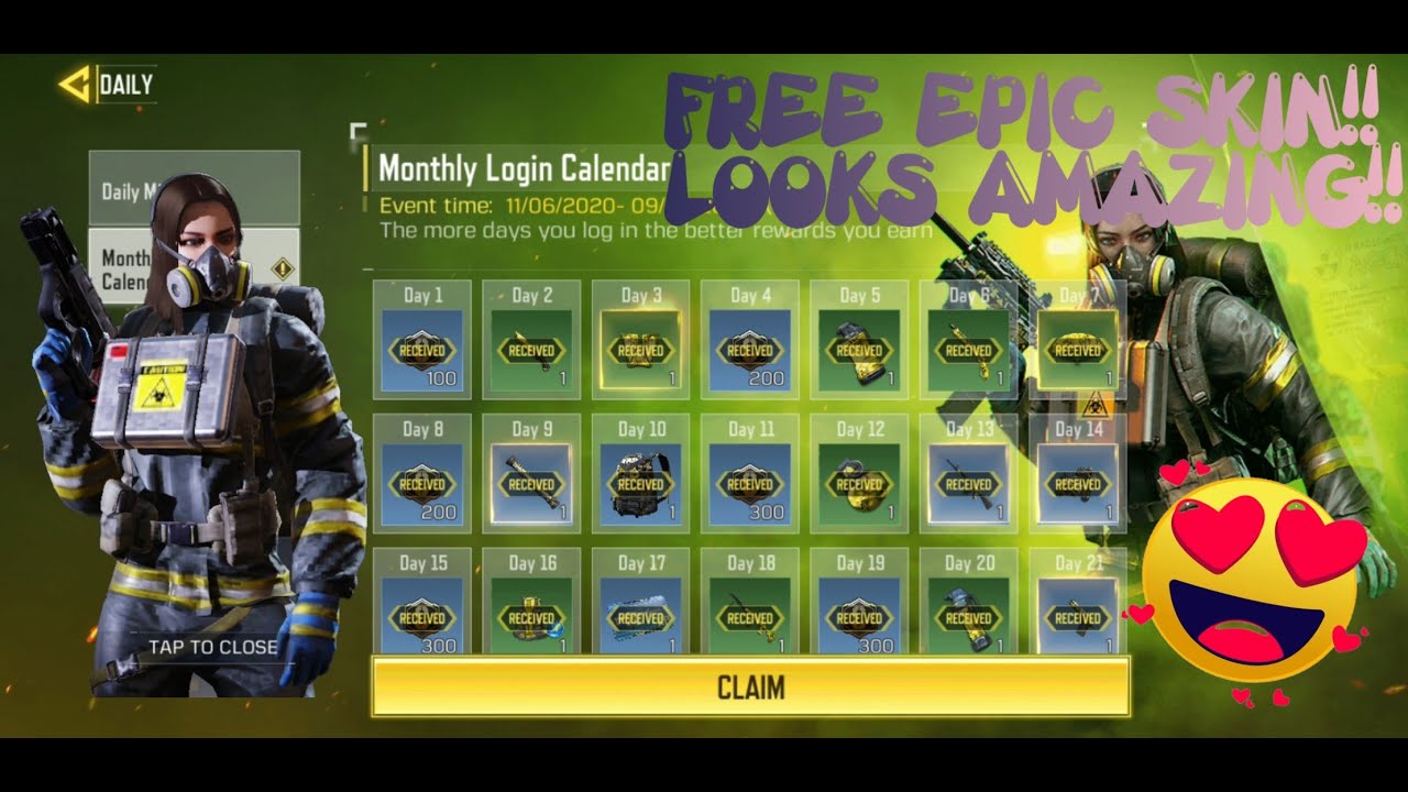 CODM FREE Epic Skin!! How To Obtain & Showcase!! #freeEpic #epicskin # ...