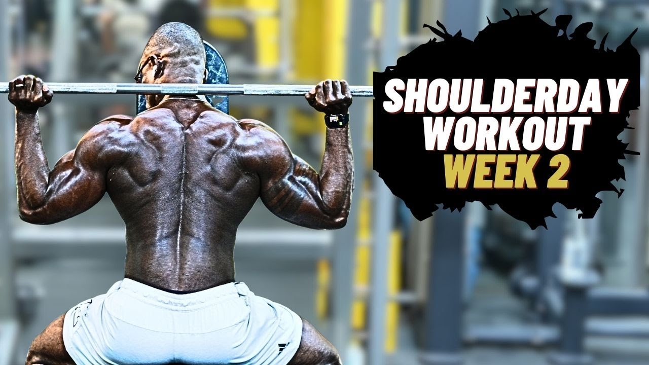 SHOULDER DAY WORKOUT WEEK 2 | Shoulder Workouts For Mass | How To Get ...