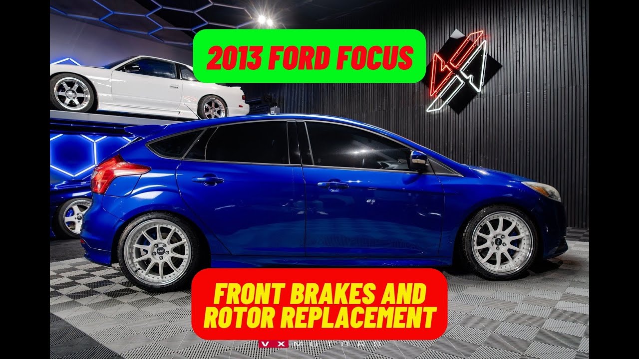 2013 Ford Focus Front Brakes and Rotor replacement - YouTube