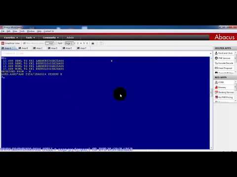 GDS Help - Abacus or Sabre | How to enter and modify SSR(Special ...