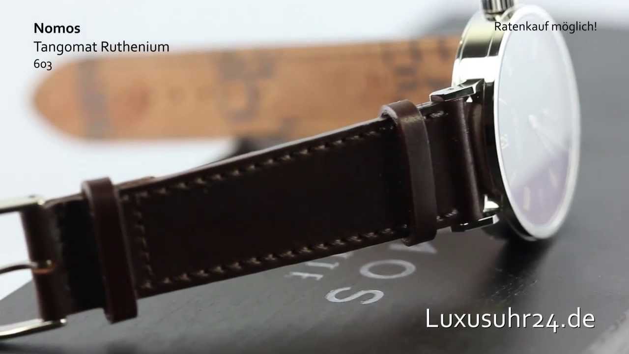 Nomos Tangomat Ruthenium 603 Luxusuhr24 Ratenkauf ab 20 Euro/Monat ...