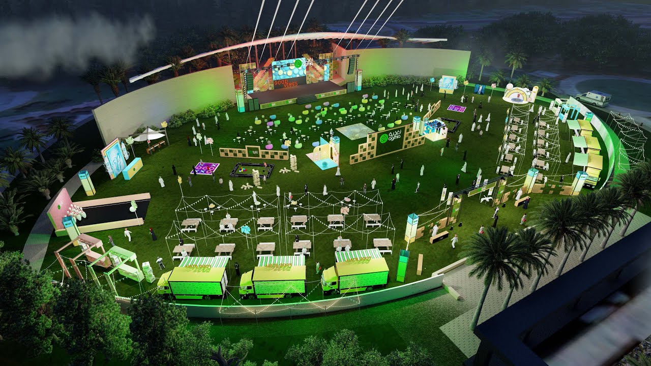 Taste & Play Festival | 3D Design Event Concept Walkthrough - YouTube