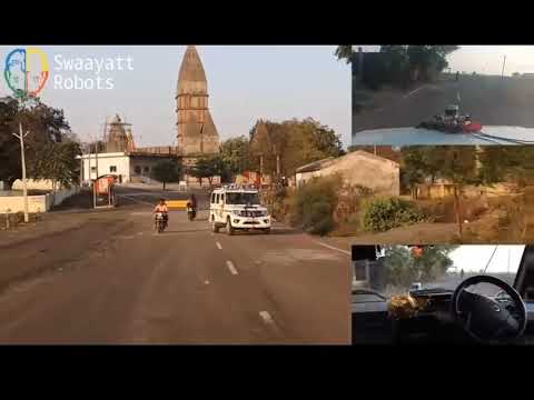 Self driving prototype vehicle on indian roads by Swaayatt Robots - YouTube