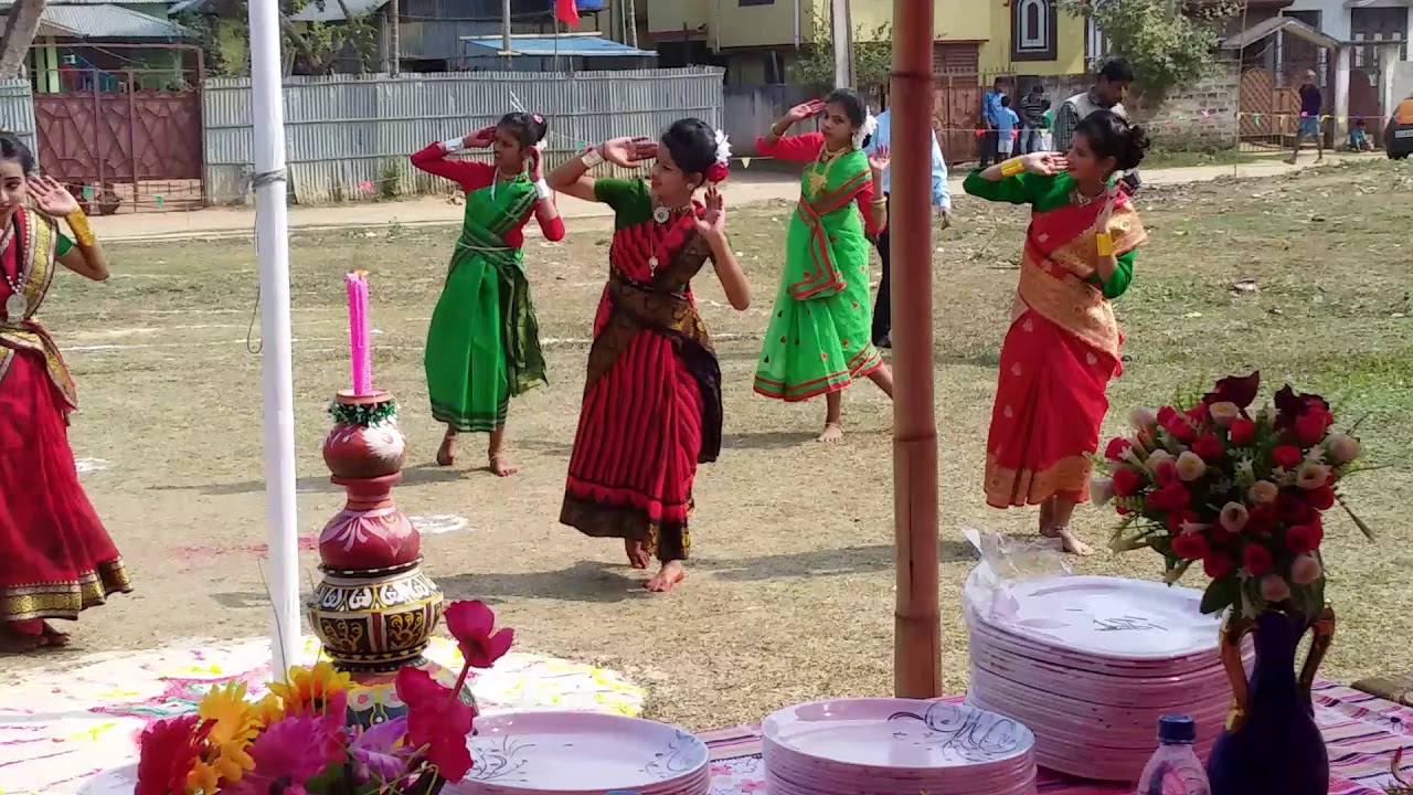 Bihu dance video - YouTube