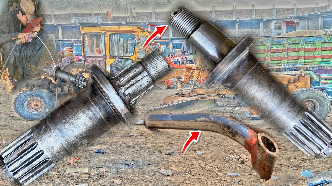 How to manufacture Bulldozer Big Pin and Rod Making Process - YouTube